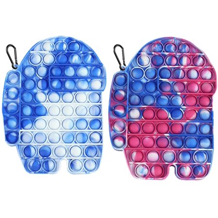 Among in Us Push Bubble Popping Sensory Fidget Toy, Cute Astronaut ...