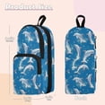 ALAZA Cute Dolphins Jumping Pencil Case Pen Pouch Stationery Organizer ...