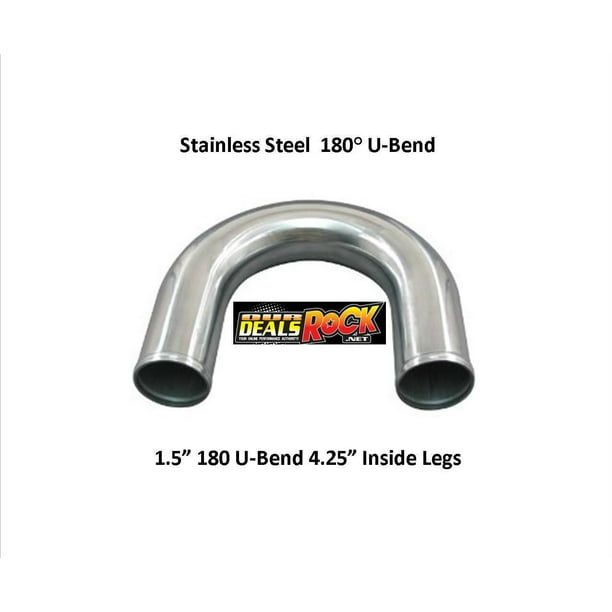 150180 Brand New Stainless Steel 180 Degree U-Bends 1.50" 4.25" Inside ...