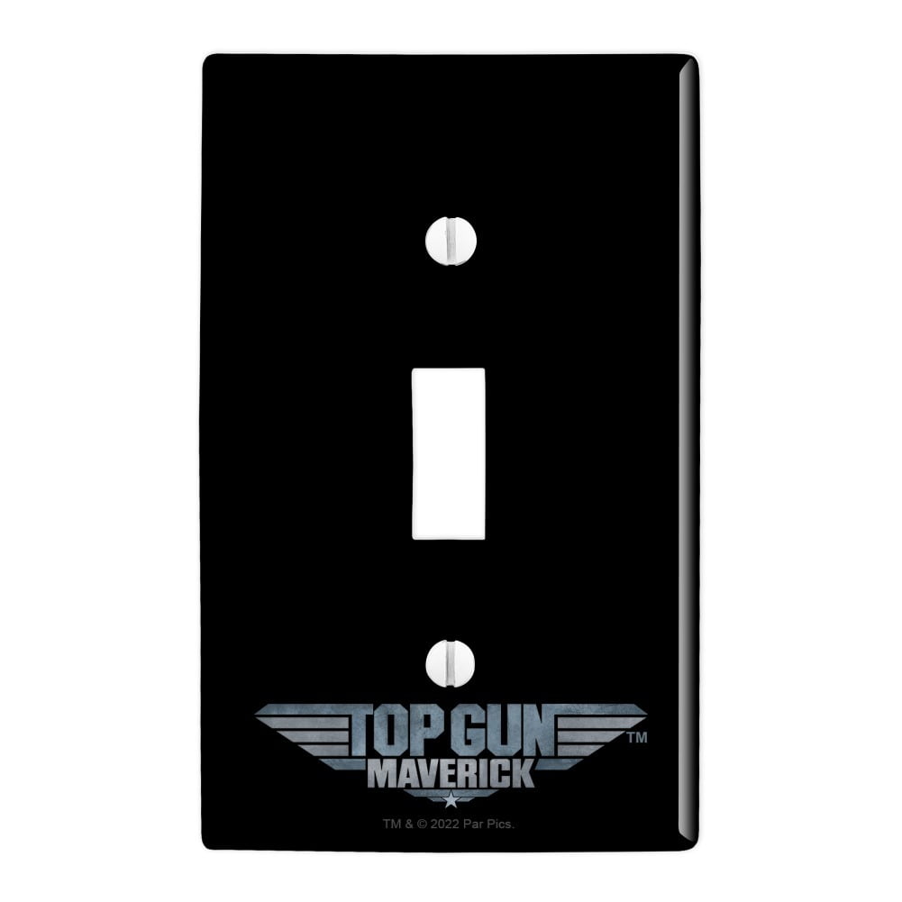 Top Gun: Maverick Logo Plastic Wall Decor Toggle Light Switch Plate ...