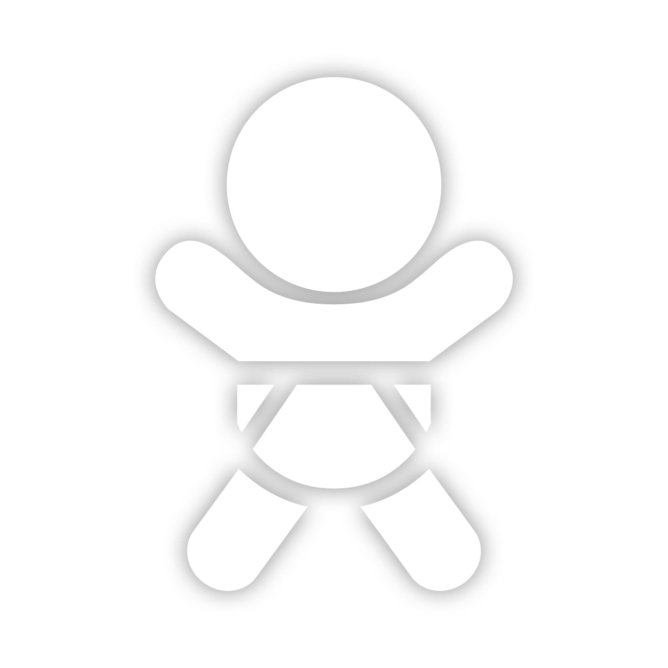 Baby In Car Sticker Decal Die Cut - Self Adhesive Vinyl - Weatherproof ...