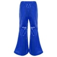 Sholeno Big Girls Boys Shiny Sequins Flared Pants Modern Jazz Hip Hop ...