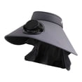 RKSTN Solar Fan Hat, Sun Hat with Fan Solar Powered Fan Hat Outdoor Men ...