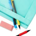 Pen+Gear Solid Polyester Binder Pouch Pencil Case, Teal, 10.25" x 7.25 ...