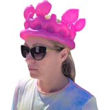 12 Pack- Colorful Inflatable Crowns - Size Kids/Small Adults. Princess ...