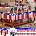 2pcs American Flag Patriotic Foil Fringe Banner 4th of July Stars ...