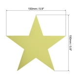 Uxcell 6" Star Cutouts, 48 Pack Star Cutout Double Printed Paper Stars ...