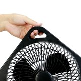 Mainstays New Style 9 inch Box Indoor Comfort Personal AC Electric Fan ...