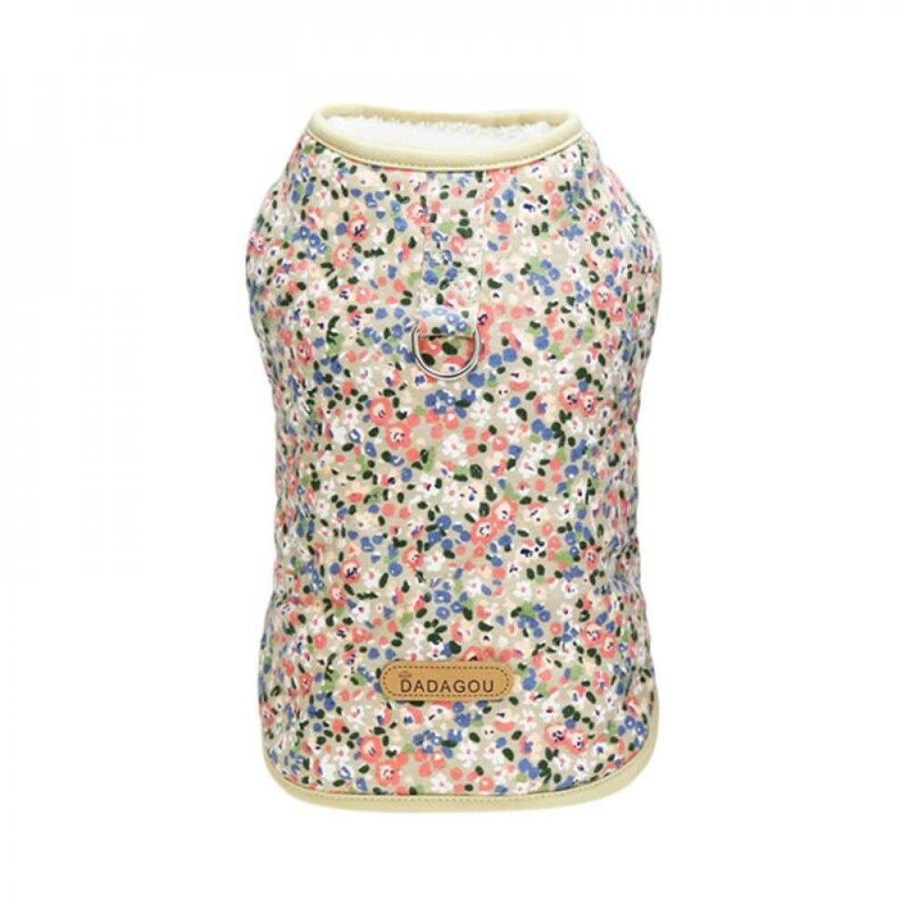 Click here for Generic Floral Dog Hoodie Winter Pet Clothing For... prices