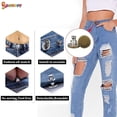 Spencer 15Pcs Jeans Button Replacement, No Sew Instant Metal Tack ...