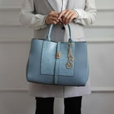 MKF Collection Yola Women's Satchel Bag With Wallet, Solid Vegan ...