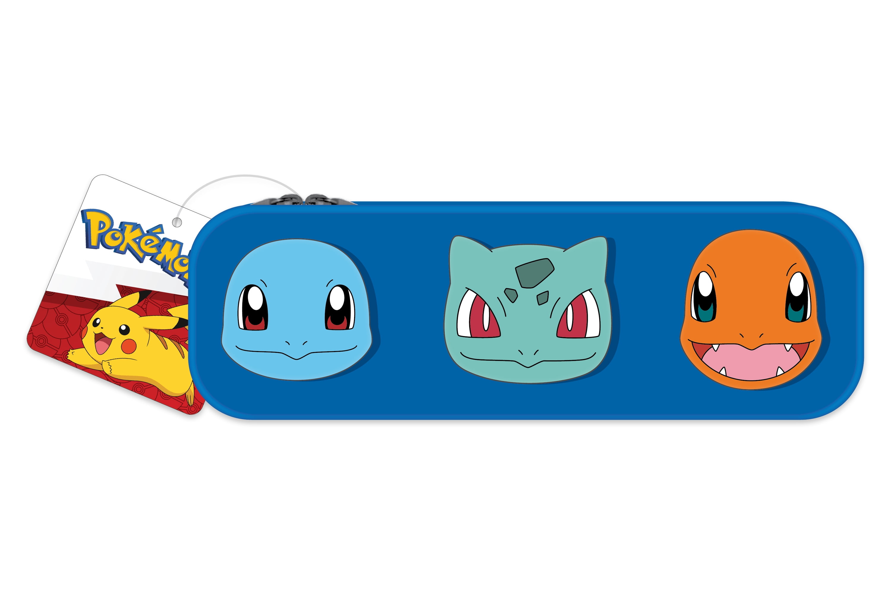 Pokémon Embossed Multi-Color Silicone Pencil Case, 8in W x 2.76in H x 1 ...