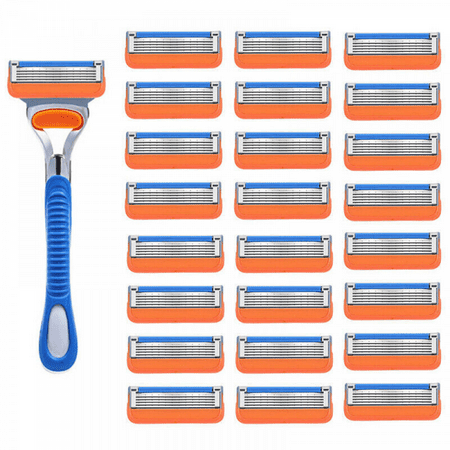 4~24PCS for Gillette Fusion 5 Manual Razor Blades Replacement Refills ...