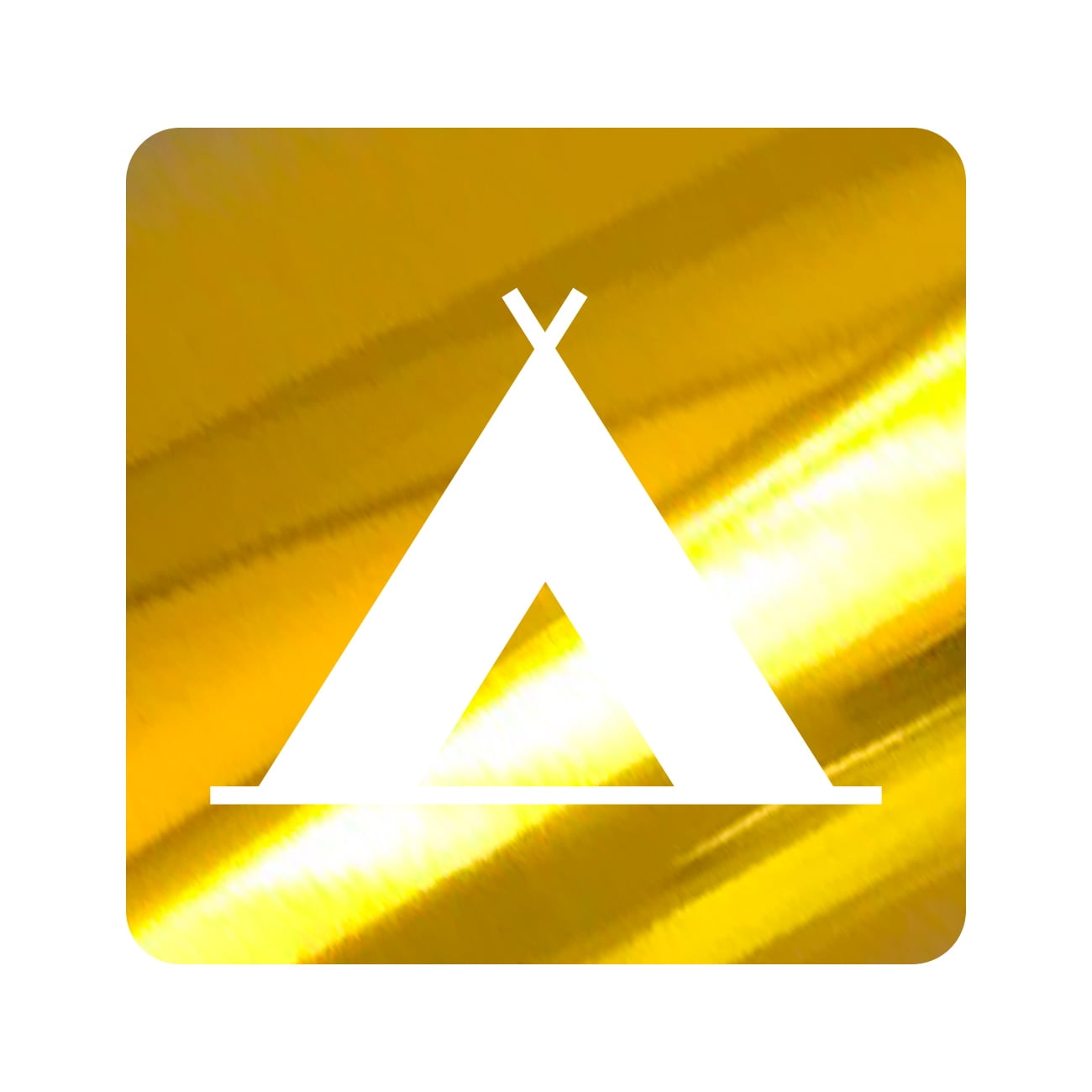 Camping Icon Sticker Decal Die Cut - Self Adhesive Vinyl - Weatherproof ...