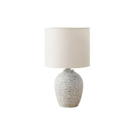 Lighting - 16"h Table Lamp - Cream Ceramic - Cream Empire Shade ...