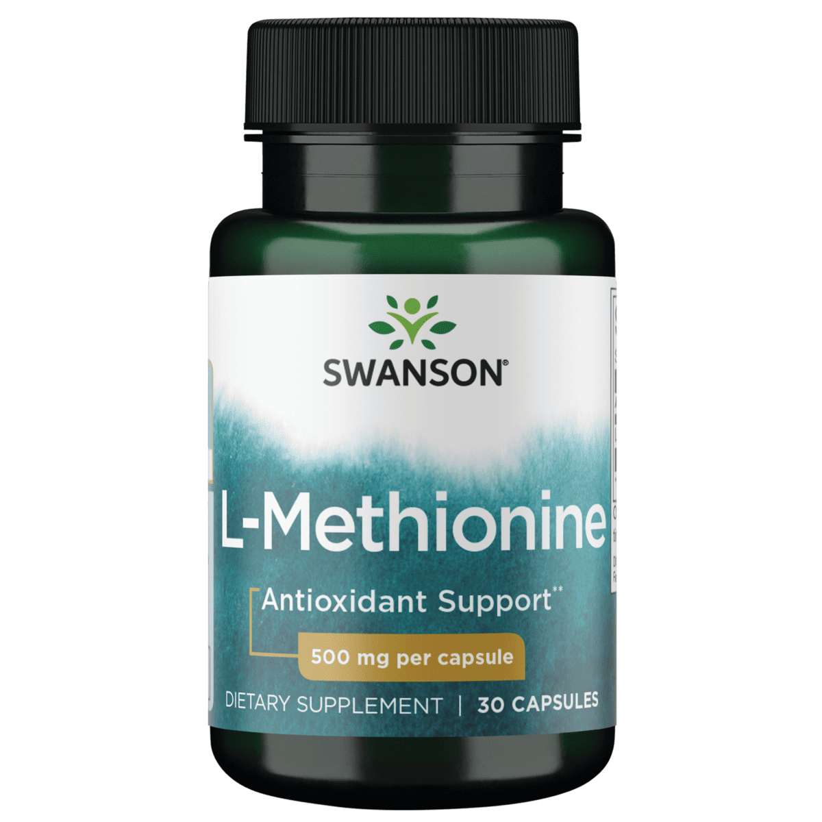Swanson 100% Pure L-Methionine 500 mg 30 Capsules - Walmart.com