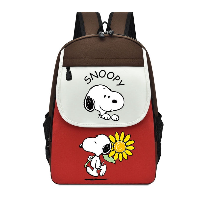 Mochila De Dibujos Animados Snoopy Bolsa Escolar Para Mujeres Hombres ...