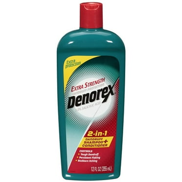 Denorex Extra Strength Dandruff Shampoo + Conditioner 10 oz - Walmart.com
