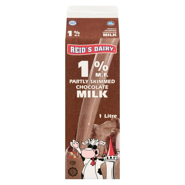 Reid's Dairy Partly Skimmed Chocolate Milk 1% M.F., 1 L - Walmart.ca