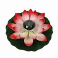 Beppter 1X Solar Lotus Lamp,Led Light,Solar Powered Led Flower Light ...