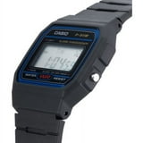 Casio Men's Classic Digital Watch, Black with Microlight, Stopwatch ...