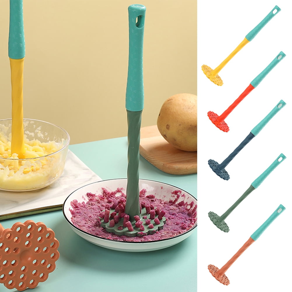 LINASHI Potato Masher Hand Masher Stainless Steel Mud Food Masher ...