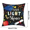AuroraX Letter Print Pillow Covers Alphabet Reading Pillow Cases Cotton ...