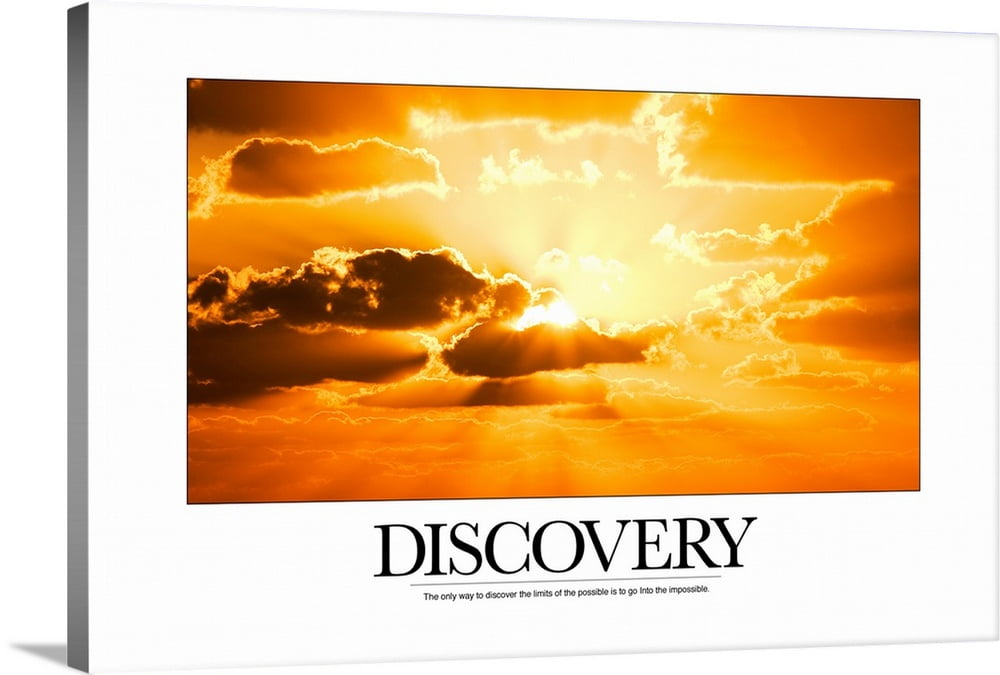 Great BIG Canvas | "Inspirational Motivational Poster: The only way to ...