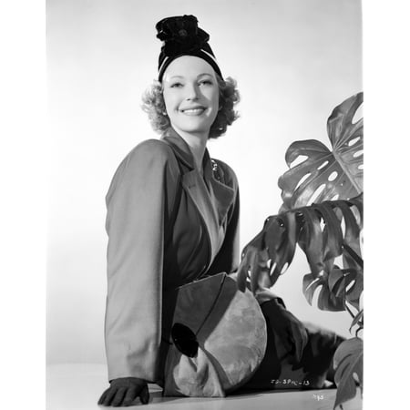 June Duprez on a Top Dark Black sitting Portrait Photo Print (8 x 10 ...