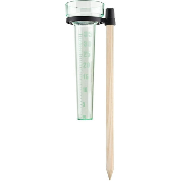 Rain Gauge, 1 Piece Plastic Rain Gauge With Stand Rainfall Measuring ...