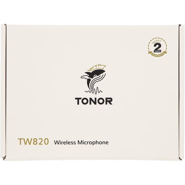 TONOR Wireless Microphone Metal Dual Professional UHF Cordless Dynamic ...