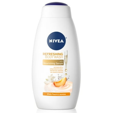 NIVEA Sensitive and Radiant Body Wash, 20 Fl Oz, Pampering Shower Bath ...