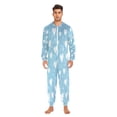1-Pack Onesie Adult Hooded Pajamas, Soft Fleece Full Zip One Piece ...