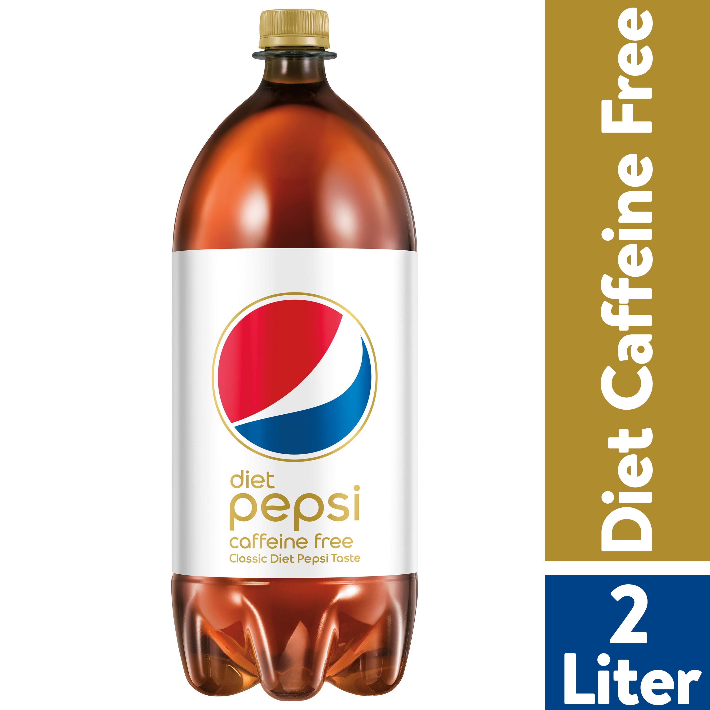 Diet Pepsi Cola Caffeine Free Soda Pop, 2 Liter Bottle - Walmart.com