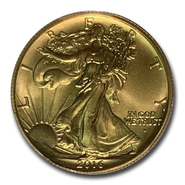 2016-W 1/2 oz Gold Walking Liberty Half Dollar Centennial with OGP ...