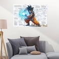 Dragon Ball Z - Son Goku Kamehameha - Blueprint Technical Illustration ...