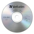 CD-RW Discs 700MB/80min, 4X, Spindle, Matte Silver, 25/Pack - Walmart.com