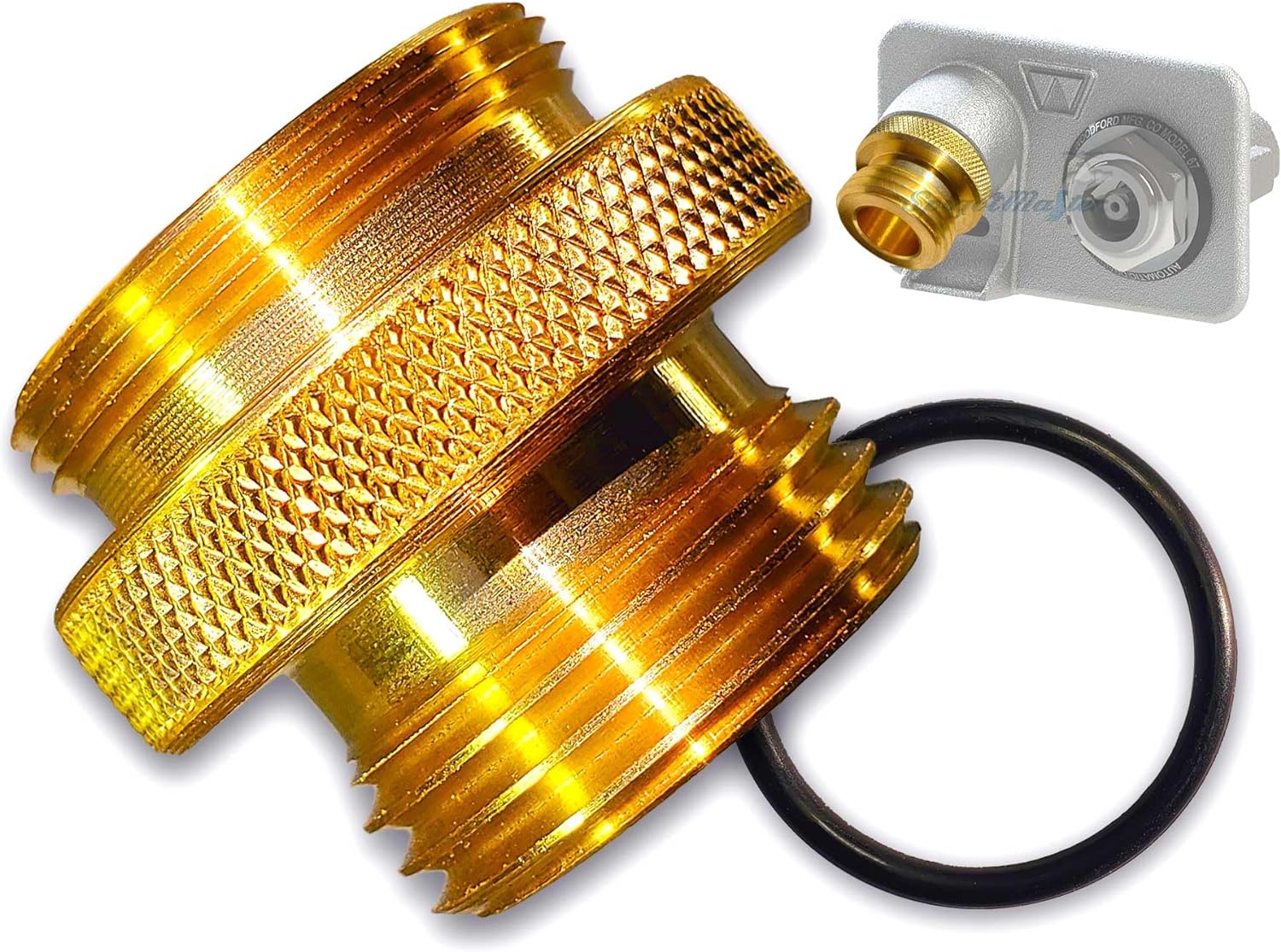 SHIBA-SPGTM-9 ~Woodford Hose Bibb Adapter Replaces 34HA & 50HA with a ...