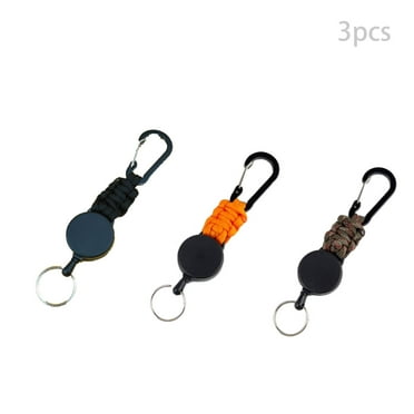 KEY-BAK MID6 Retractable Carabiner Keychain with 36" Retractable Cord ...