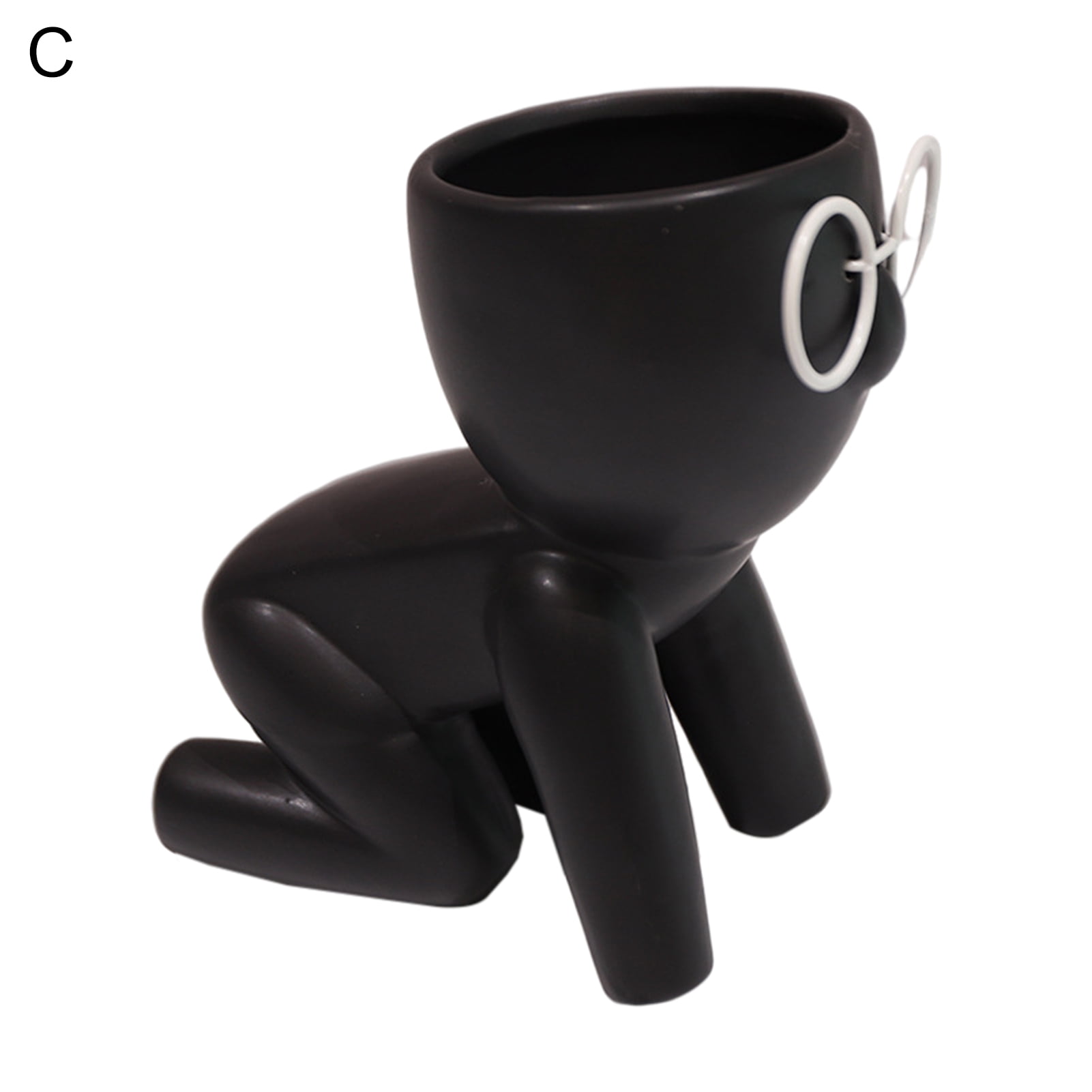Kmxyo Succulent Pot Eye-catching Creative Shape Ceramic Plant Pot ...