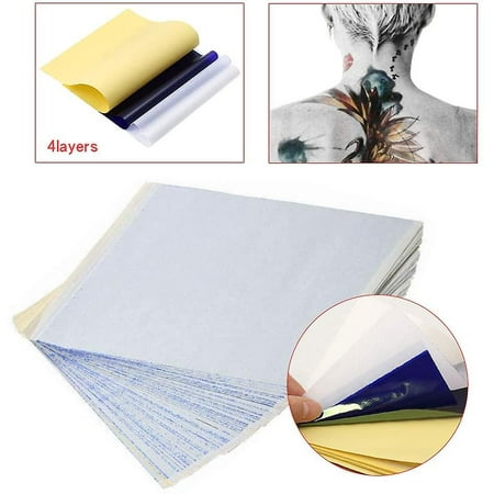 25 Sheets Of Tattoo Transfer Paper Paper, Tattoo Stencils Tracing Paper ...