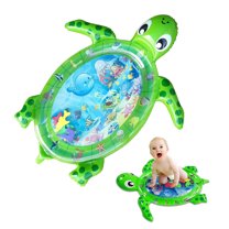 Gebra Sea Turtle Inflatable Tummy Time Mat, Waterproof Activity Toy for ...