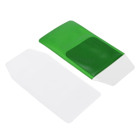 Uxcell PVC Pencil Sleeve Pouch Holder Pocket Pen Protector Green 10 ...