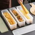 TERGAYEE Clear Plastic Airtight Spaghetti Pasta Storage Container ...