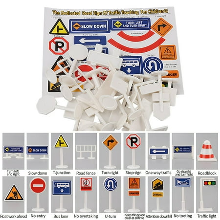 English Road Signs Toy Traffic Signpost Toy Traffic Kid Scene ...