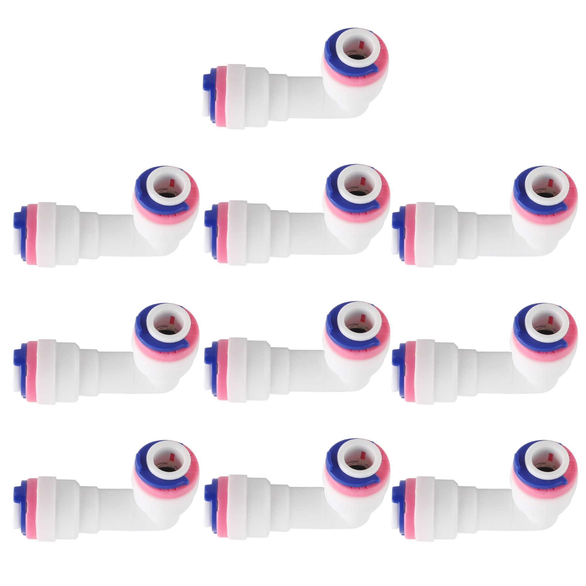 1/4 Inch OD L-type Quick Water Purifier Tube Fitting Connectors Filter ...