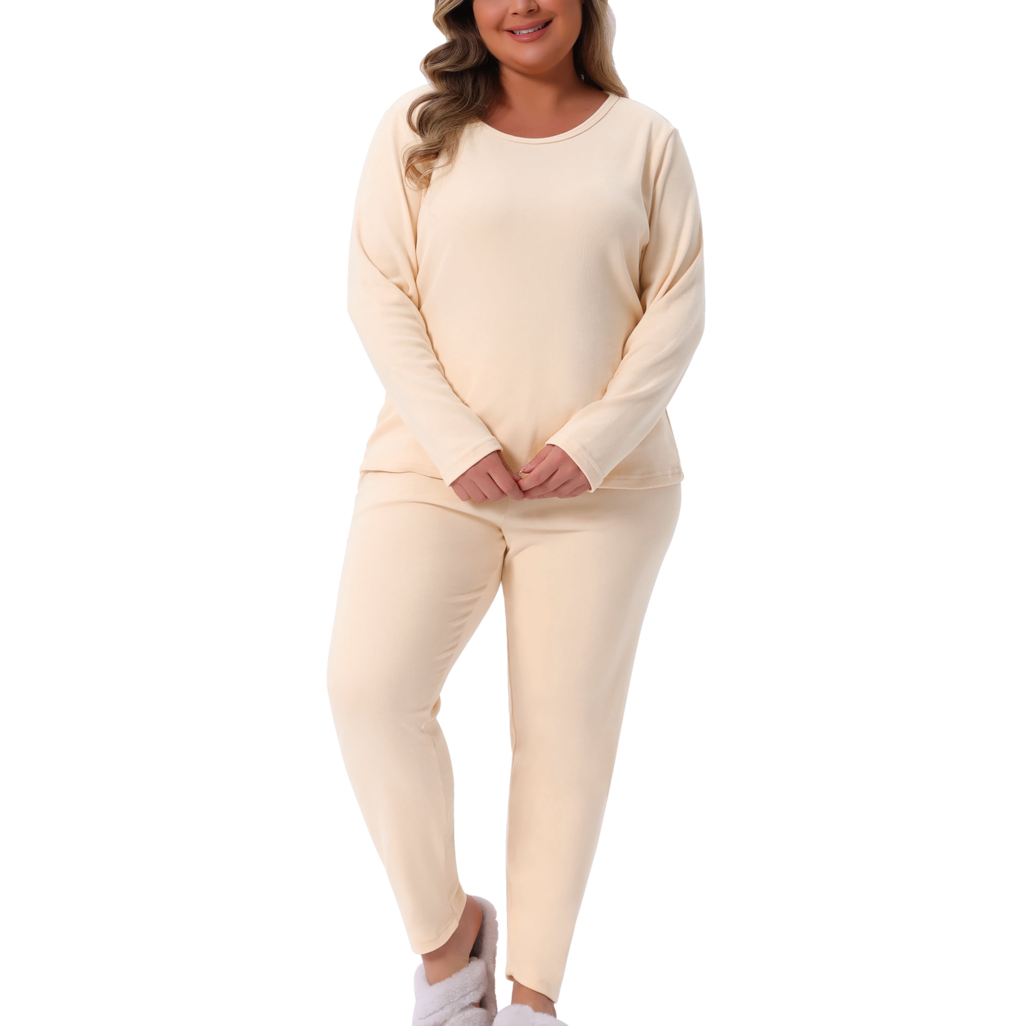 Click here for Agnes Orinda Womens Plus Size Thermal Underwear Fl... prices