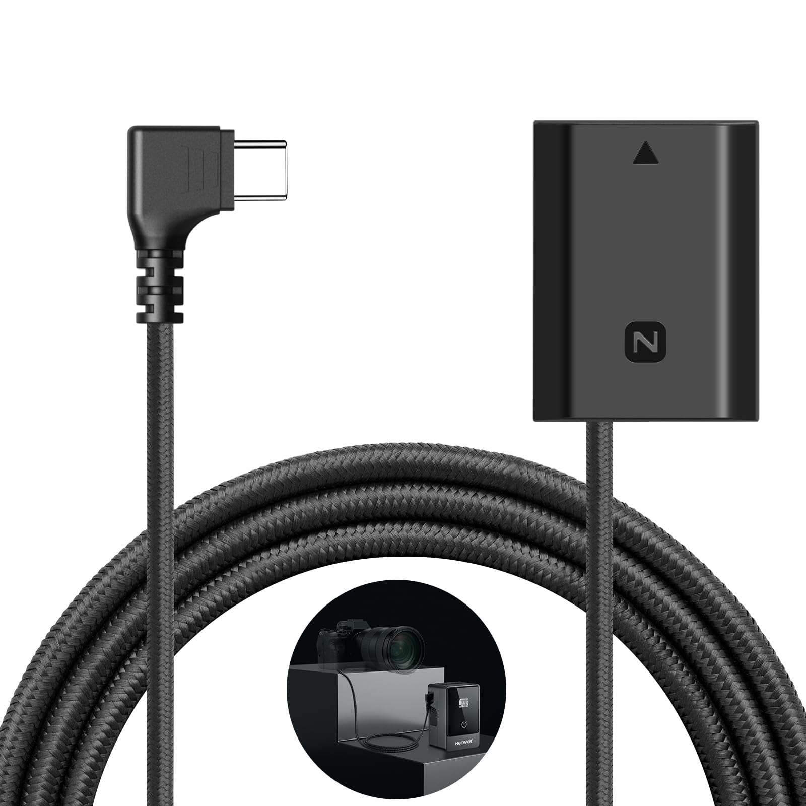 Batería falsa USB C a NP-FZ100 para Sony con salida de 8,2 V | Bodega ...