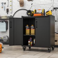 HAUS 59-Piece Quick-Release Snap Rail Garage Organization System Kit ...