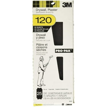 3M COMPANY 88602 25CT 9x11 120Grit Paper - Walmart.com